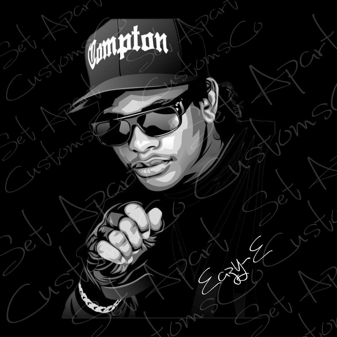 Eazy-e PNG Transparent Background Hip-hop Sublimation Black - Etsy ...
