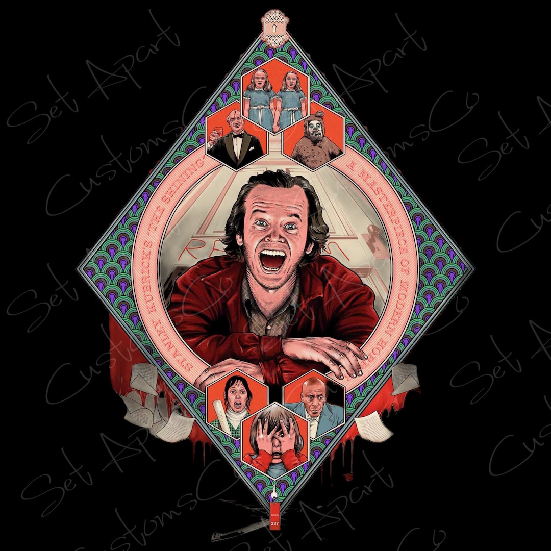 The Shining Movie Redrum PNG Transparent Background - Etsy