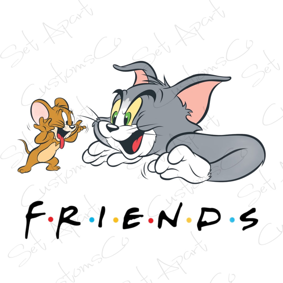 Tom and Jerry Friends Font Sublimation Digital Download PNG - Etsy