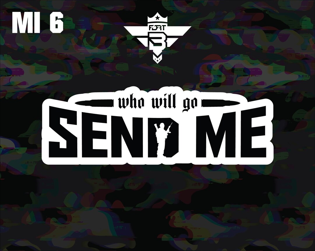 Send Me Vinyl Sticker: Patriotic Military Tactical Decal - Etsy