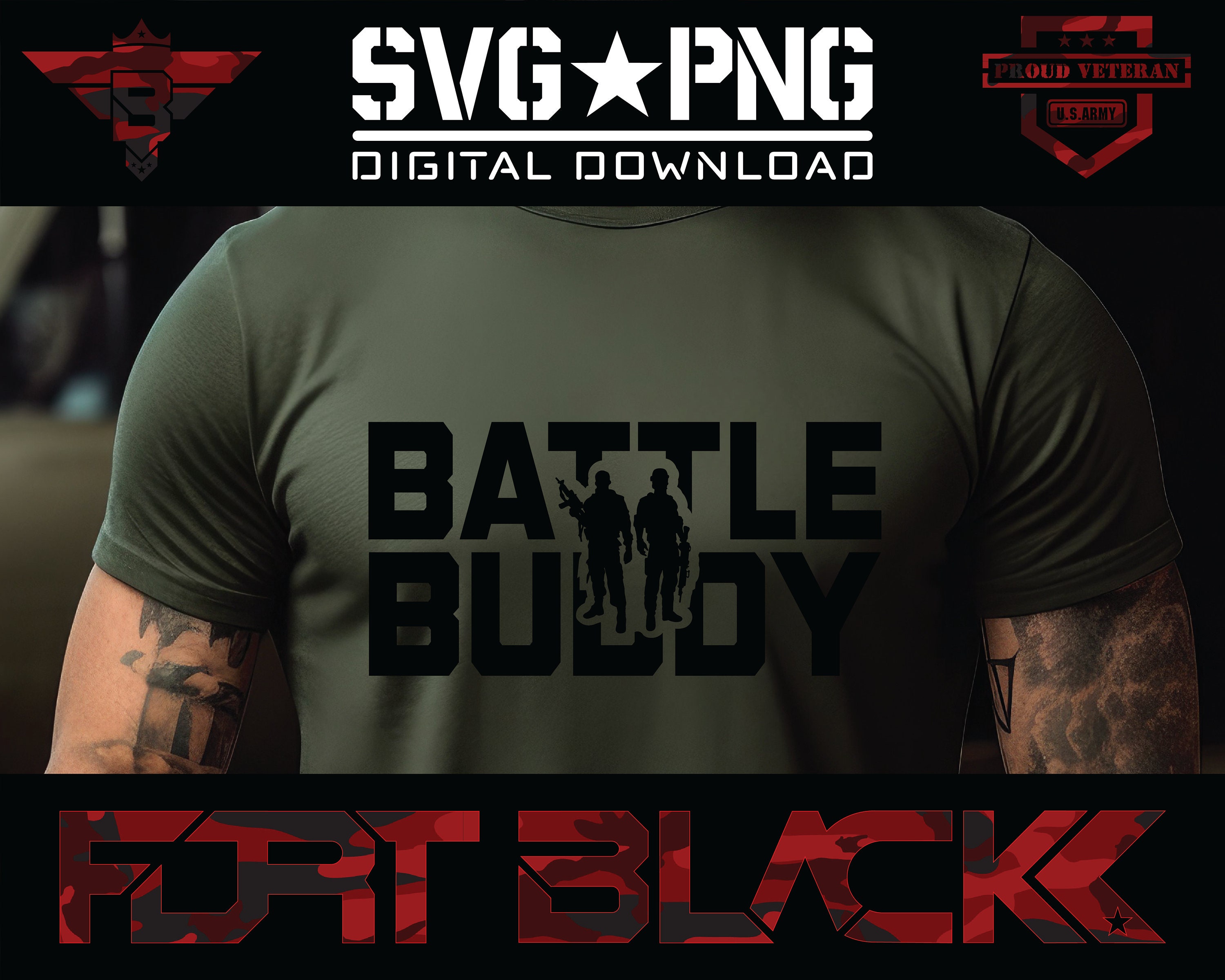 Battle Buddy SVG PNG, Tactical Life Png, Tactical Life Svg, Tactical ...