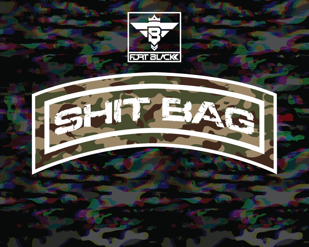 Shitbag Tactical Sticker, Patriotic Sticker, Tactical Sticker, Military ...