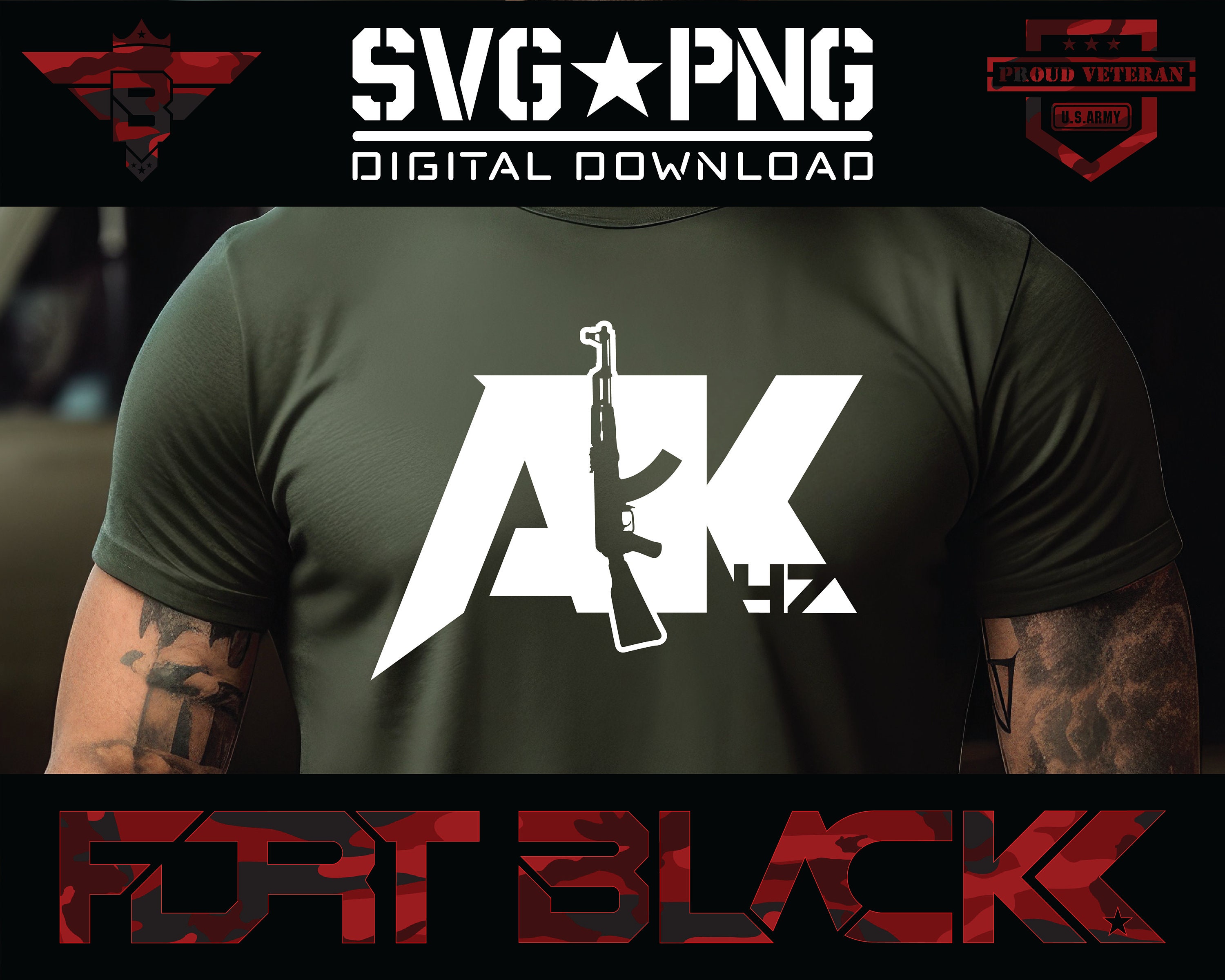 AK47 SVG PNG, Tactical Life Png, Tactical Life Svg, Tactical Png ...