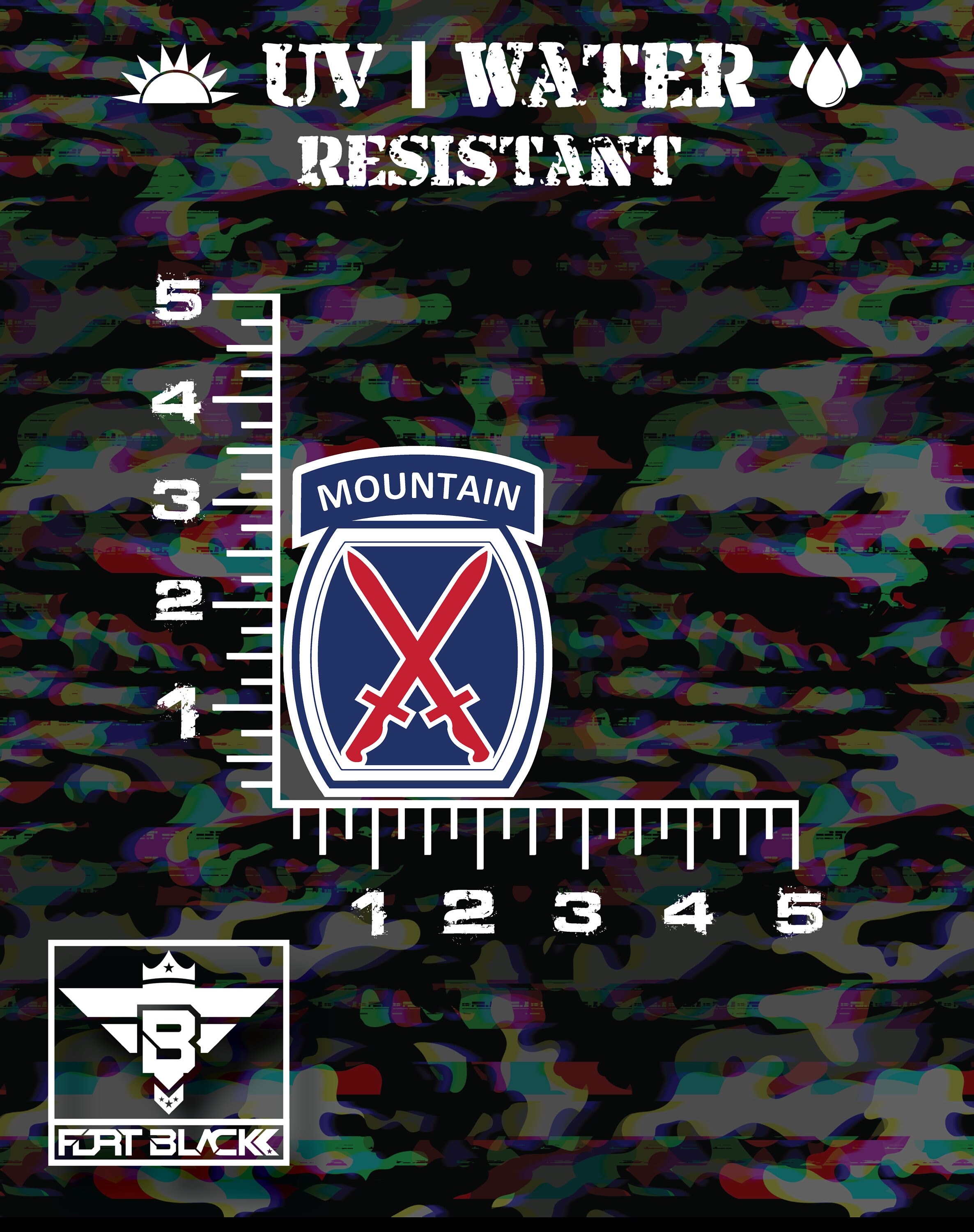 10th Mountain Sticker, Patriotic Sticker, Tactical Sticker, Military ...