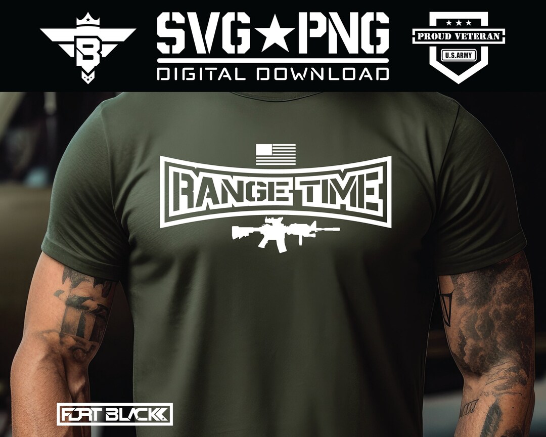 Range Time Png, Range Time Svg, Tactical Png, Tactical Svg, Military ...