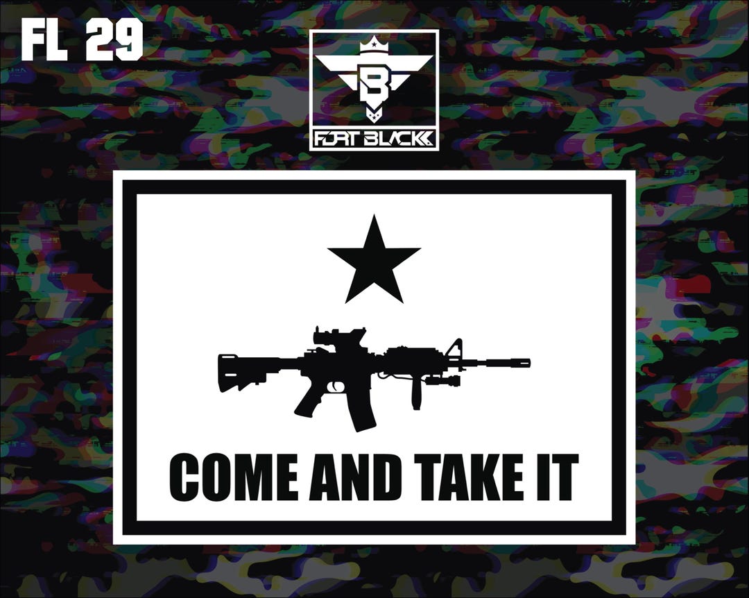 Come and Take It Sticker: Patriotic Military Decal - Etsy