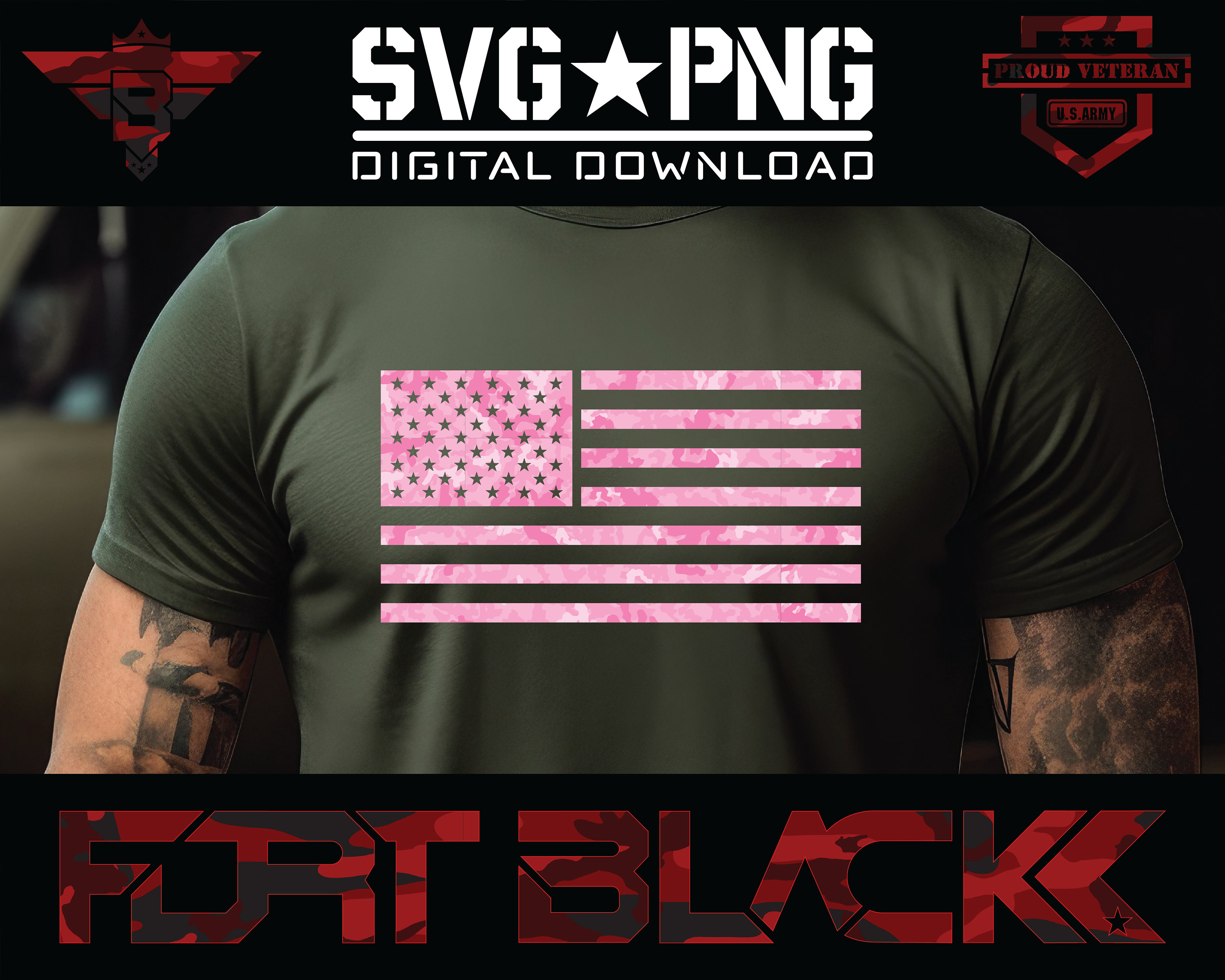 USA Camo Flag Png, USA Camo Flag Svg, Camo Flag Png, Camo Flag Svg ...