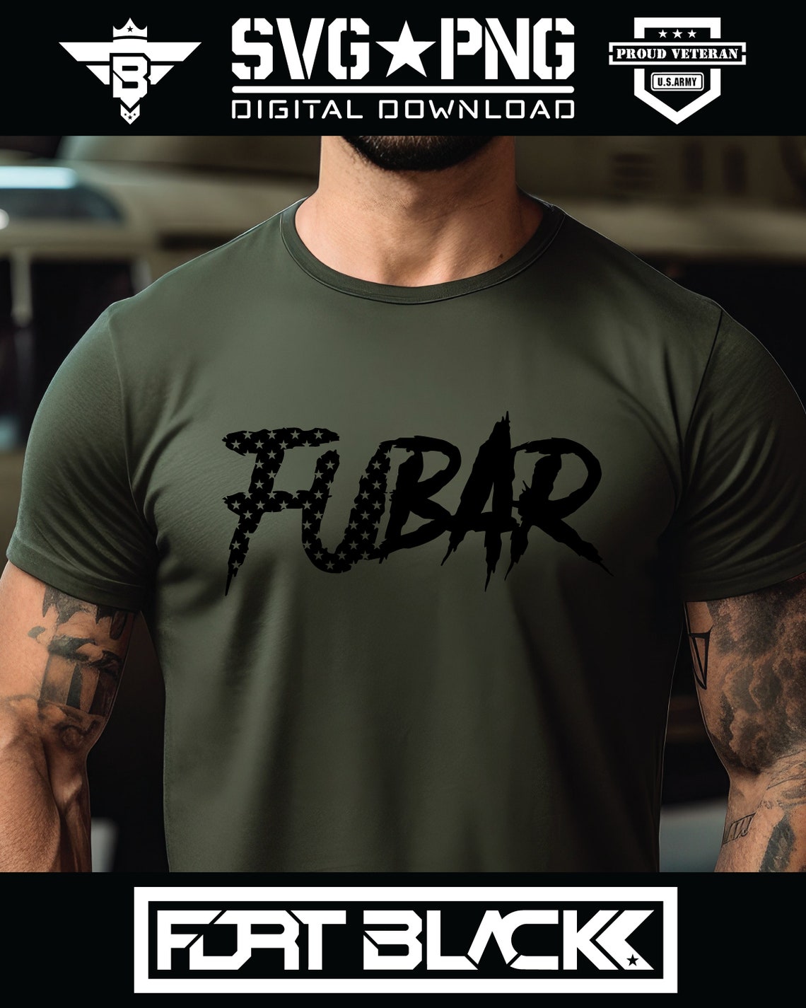 Fubar USA Flag SVG PNG: Tactical Veteran Design (digital Download) - Etsy