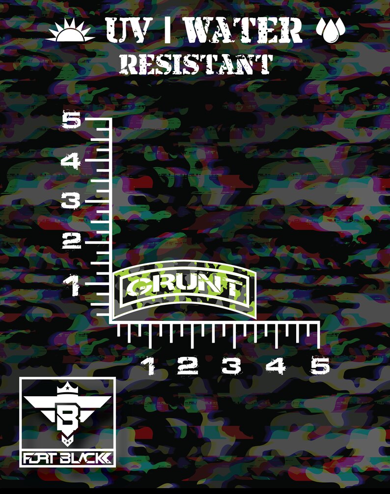 Grunt Military Sticker, Patriotic Sticker, Tactical Sticker, Military ...