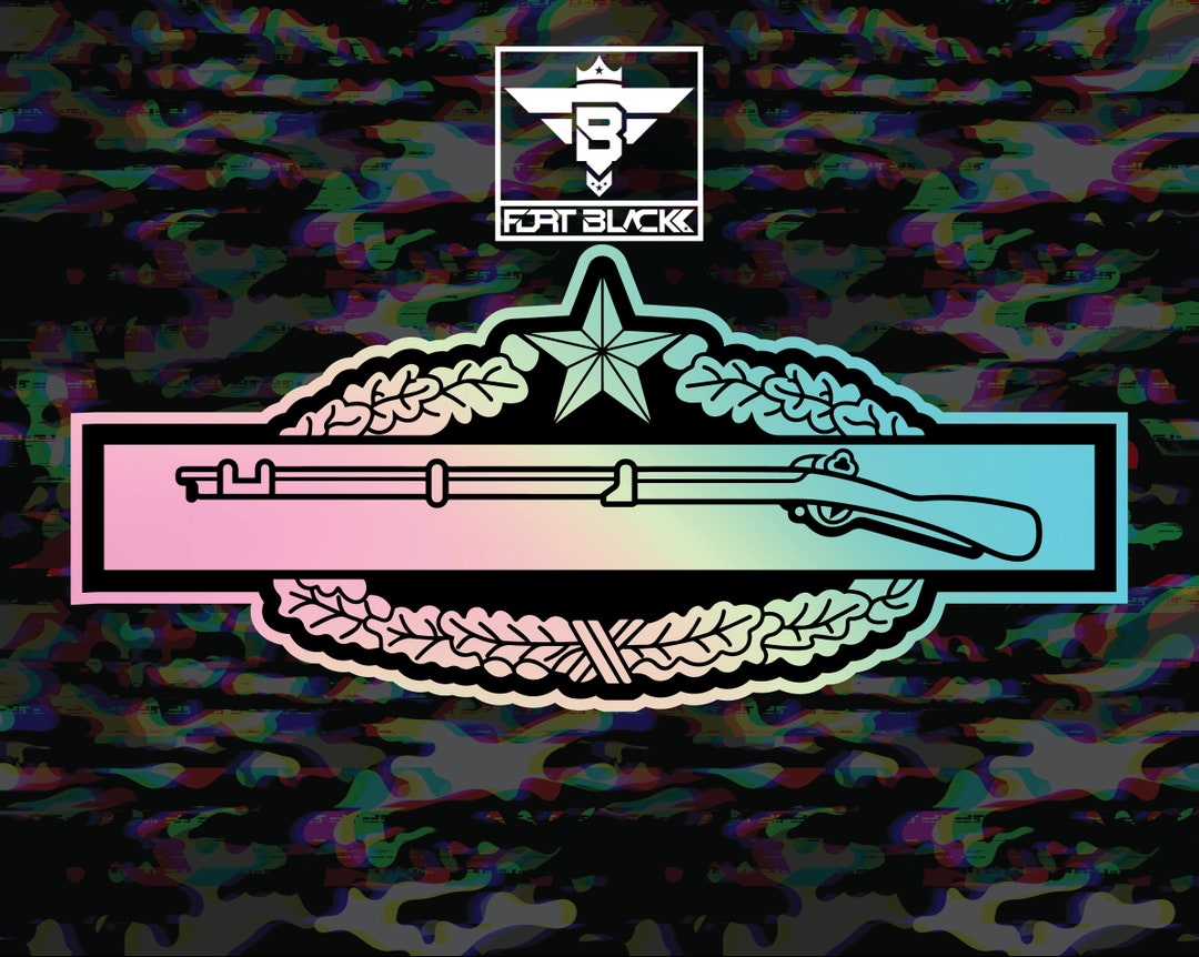 Combat Infantry Badge Sticker, Patriotic Sticker, Tactical Sticker ...