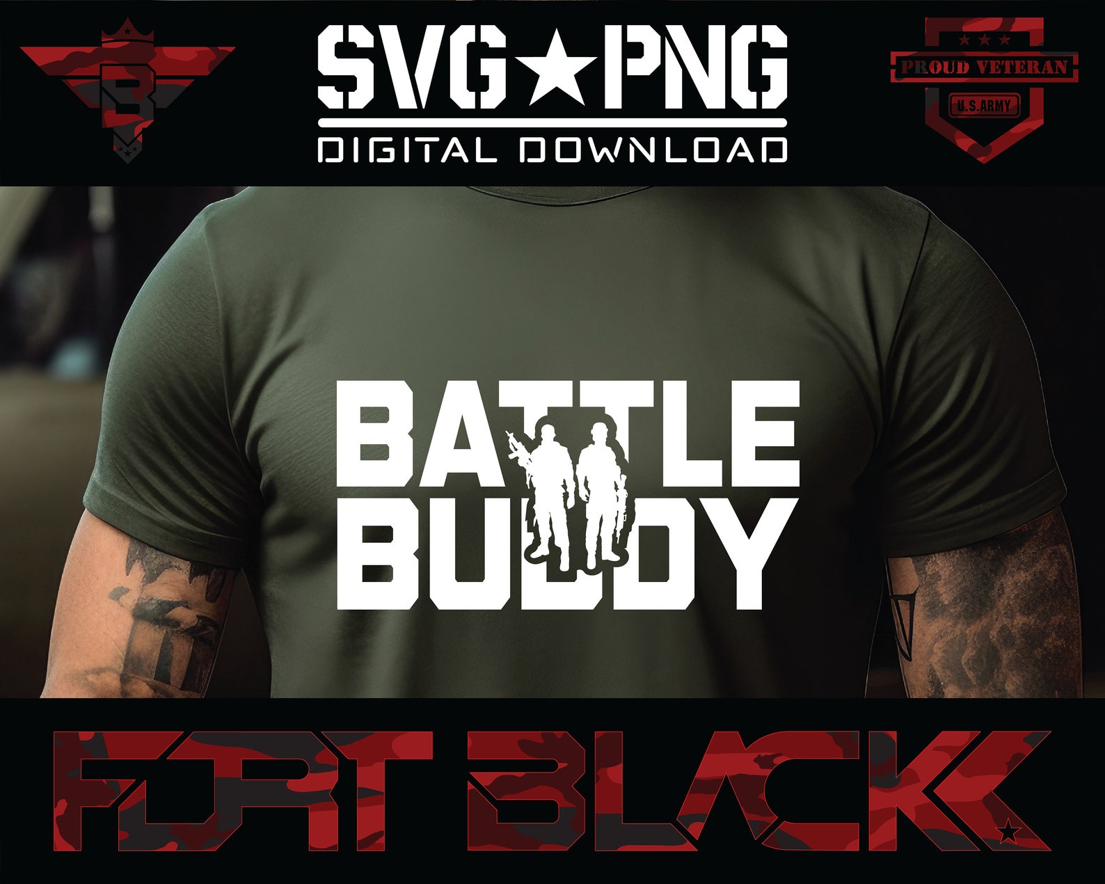 Battle Buddy SVG PNG, Tactical Life Png, Tactical Life Svg, Tactical ...
