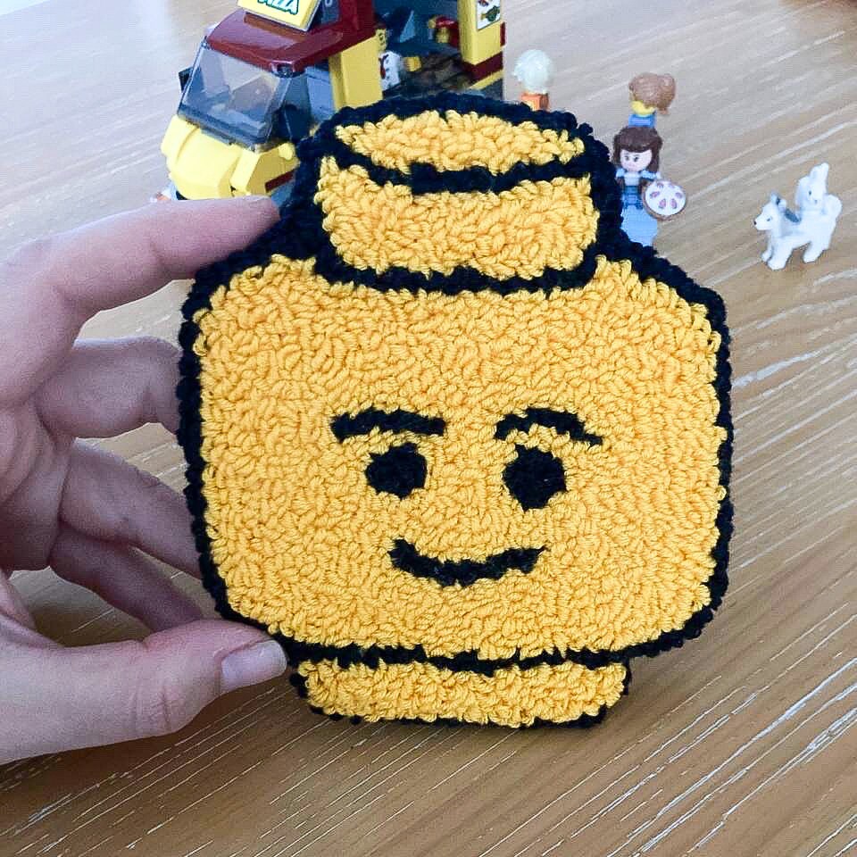 Handmade Lego Punch Needle Coasters Handmade Lego Mug Rugs - Etsy
