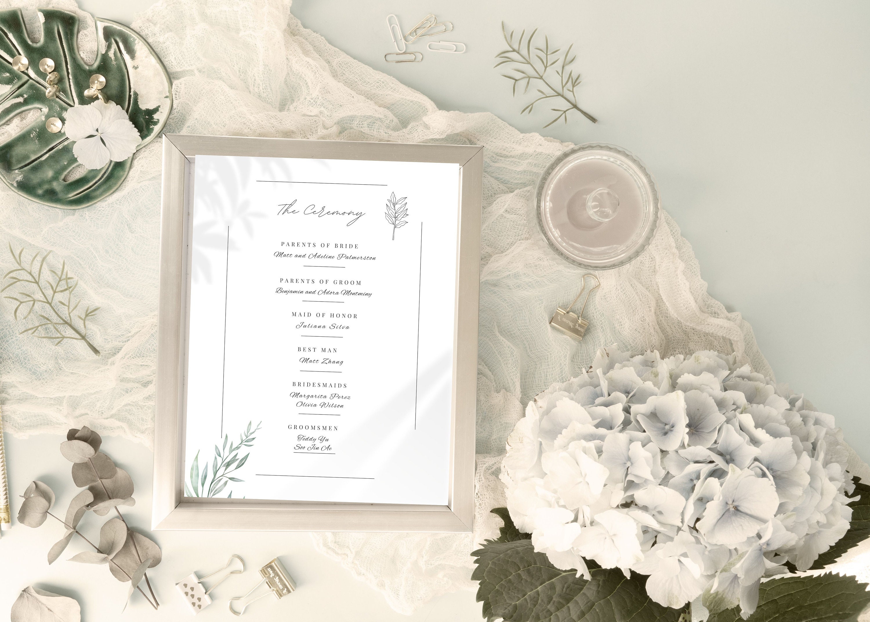 Wedding Reception Bundle Templates |wedding Program Bundle Canva|place ...