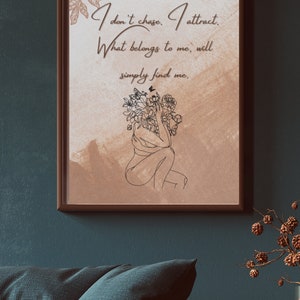 Positive Self-care Affirmations Wall Art Set, Digital Download, Wall ...