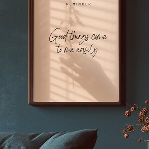 Positive Self-care Affirmations Wall Art Set, Digital Download, Wall ...