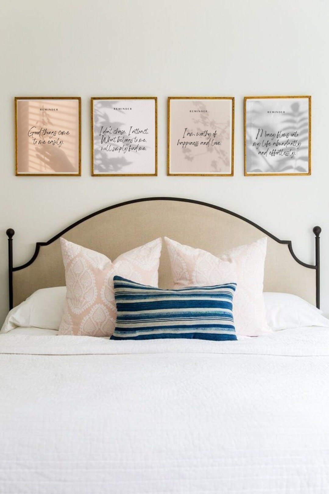 Positive Self-care Affirmations Wall Art Set, Digital Download, Wall ...