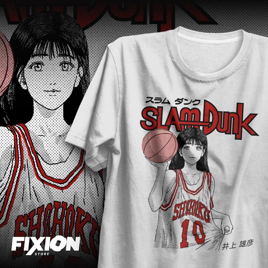 Haruko Slam Dunk Unisex Oversized Boxy Tee, Basketball Fan Gift ...
