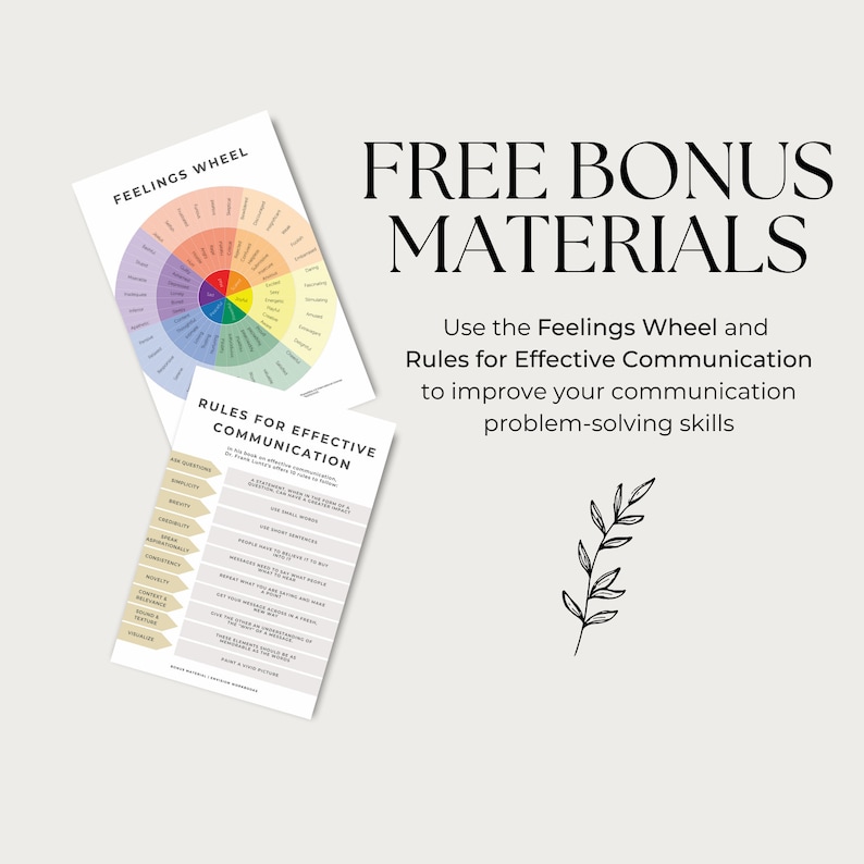 Relationship Assessment Workbook for Couples Core Values Communication ...