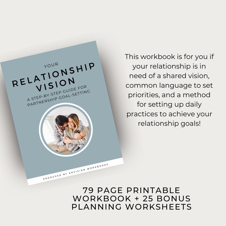 Relationship Visualization Workbook for Couples | Guided Journal ...