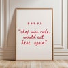 Red Lipstick Kiss Wall Art, Kiss Lips Print, Trendy Lipstick Kisses ...