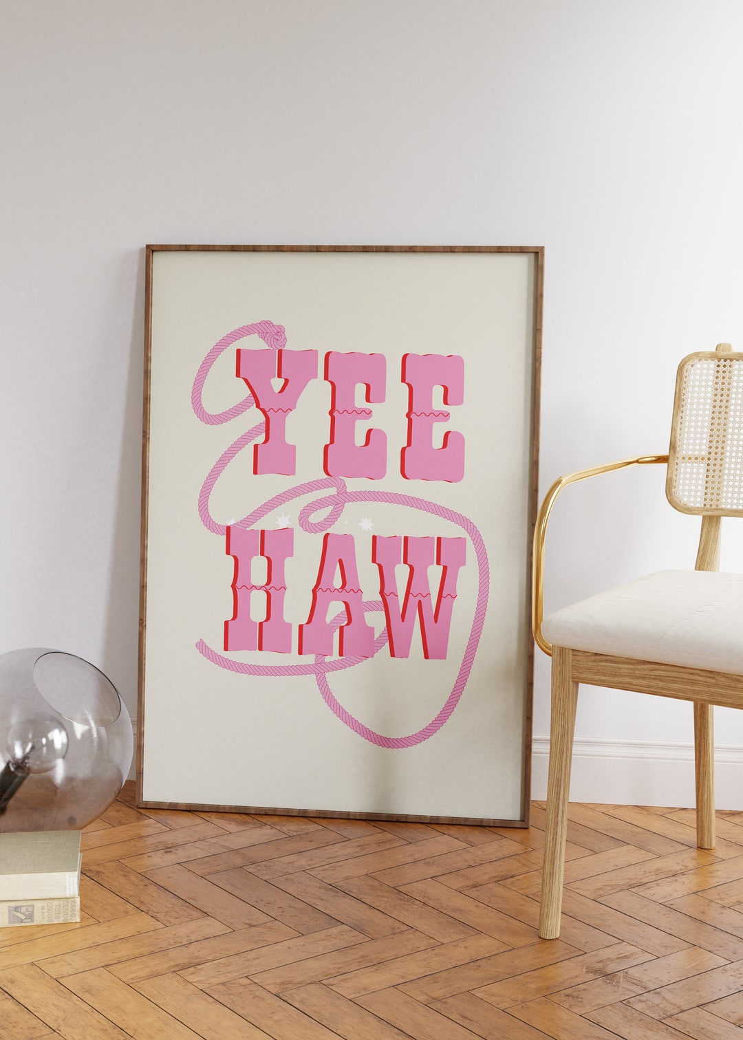 Yeehaw Cowgirl Print Cowgirl Aesthetic Art Print Western - Etsy