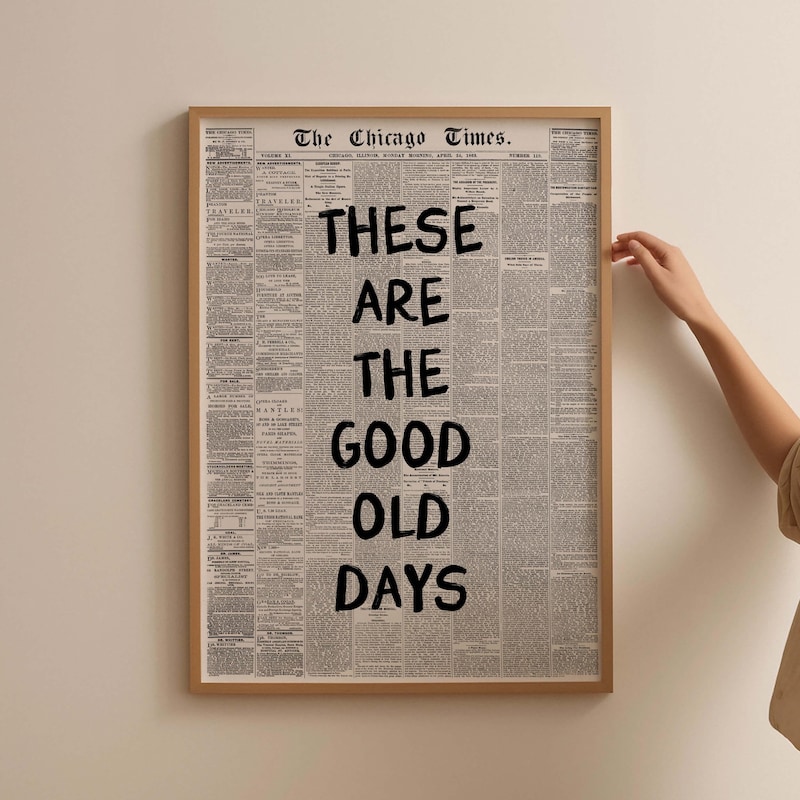 These Are the Days Print - Etsy
