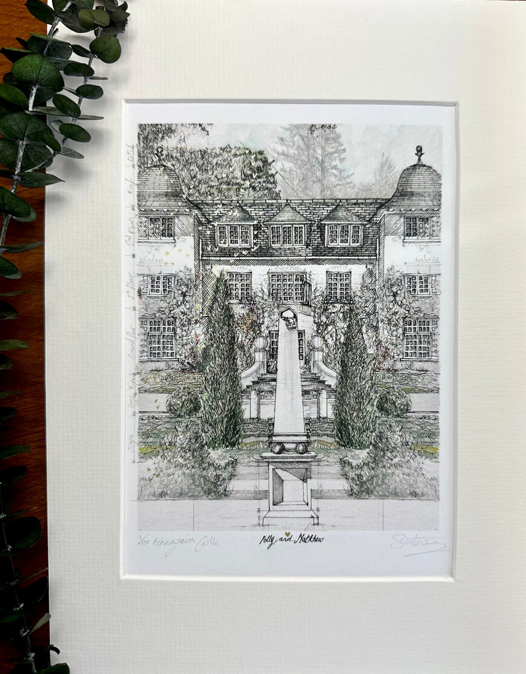 Achnagairn Castle, Kirkhill | A4 Size (spring- Summer) - Etsy