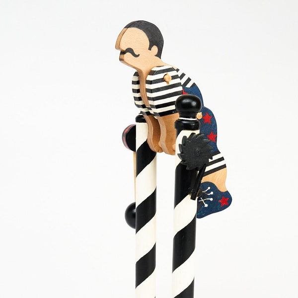 Wooden Acrobat Toy - Etsy
