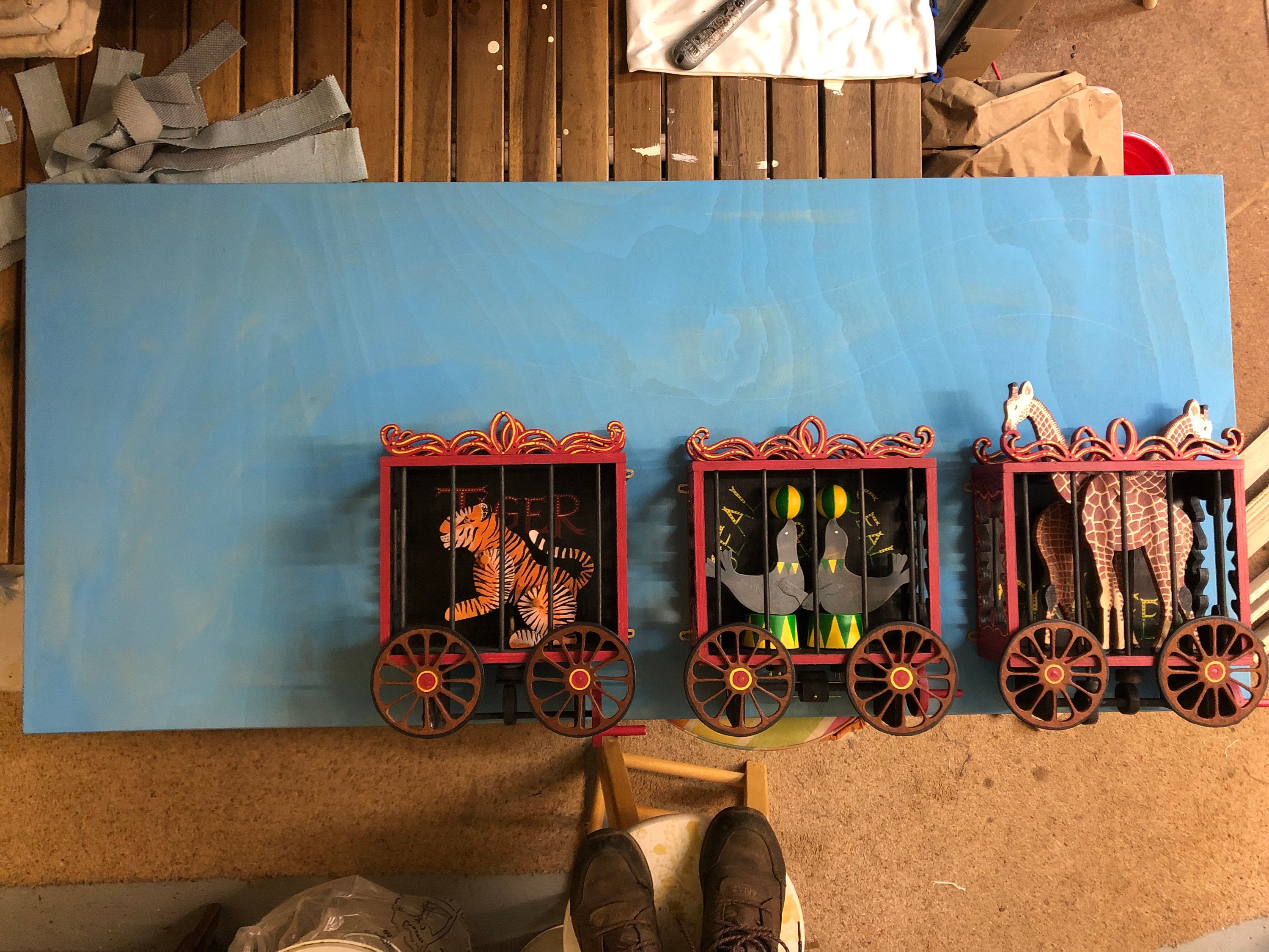 Circus in Town Automata Bespoke Hand Made Individual Collectors Item ...