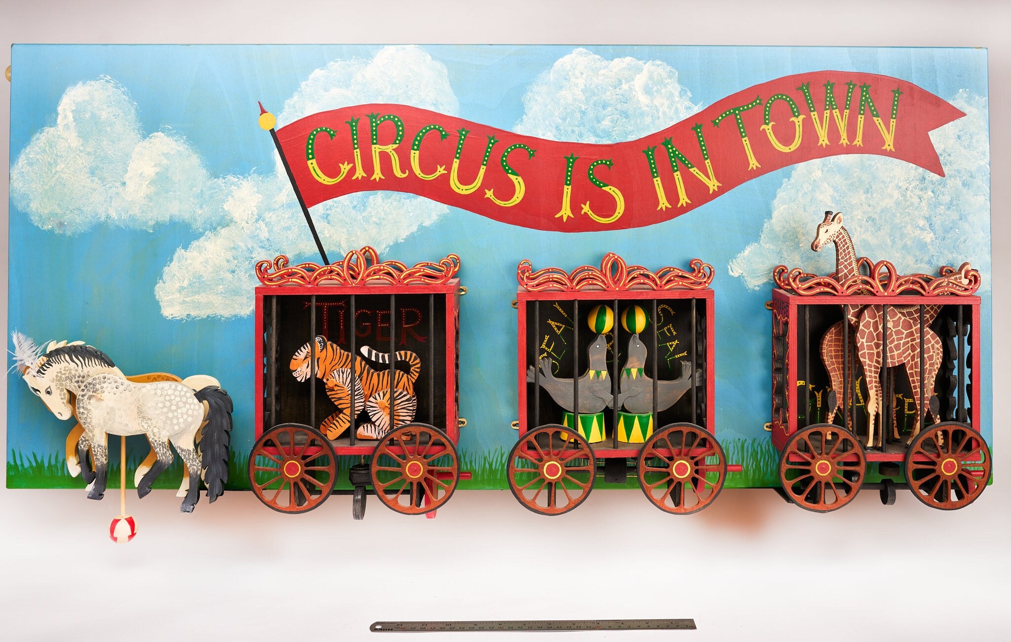 Circus in Town Automata Bespoke Hand Made Individual Collectors Item ...
