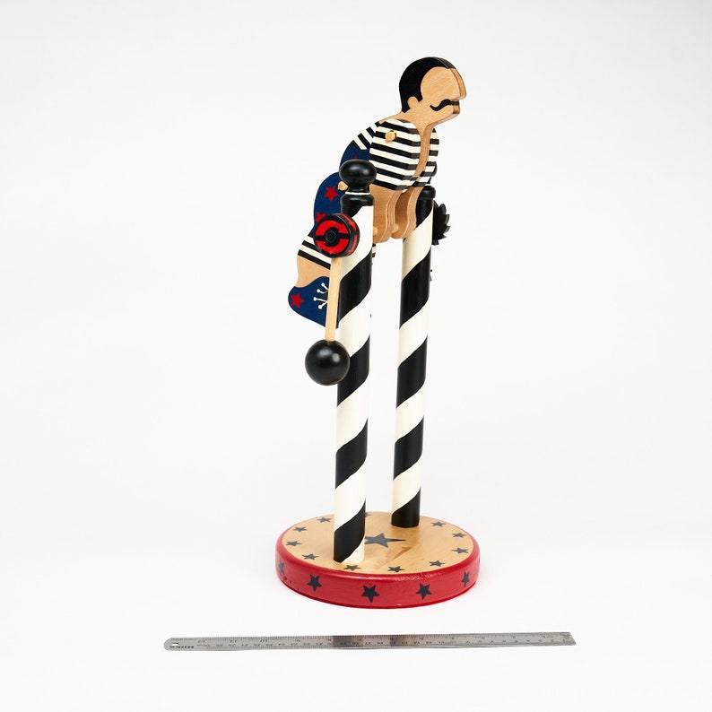 Handmade Spinning Acrobat Automata: Bespoke Kinetic Art - Etsy