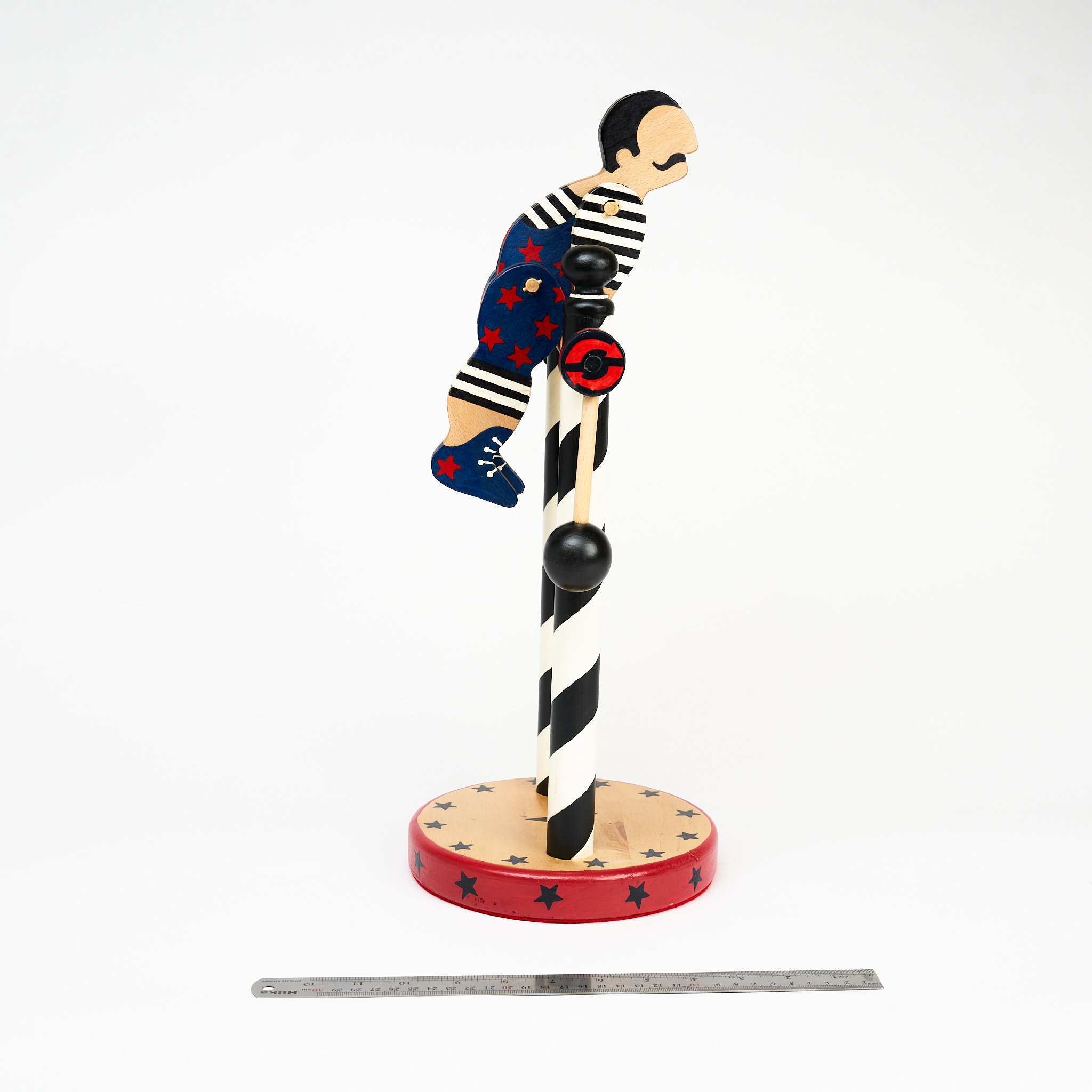 Male Acrobat Designed, Made, Painted by Nuccia in Lymington in the UK ...
