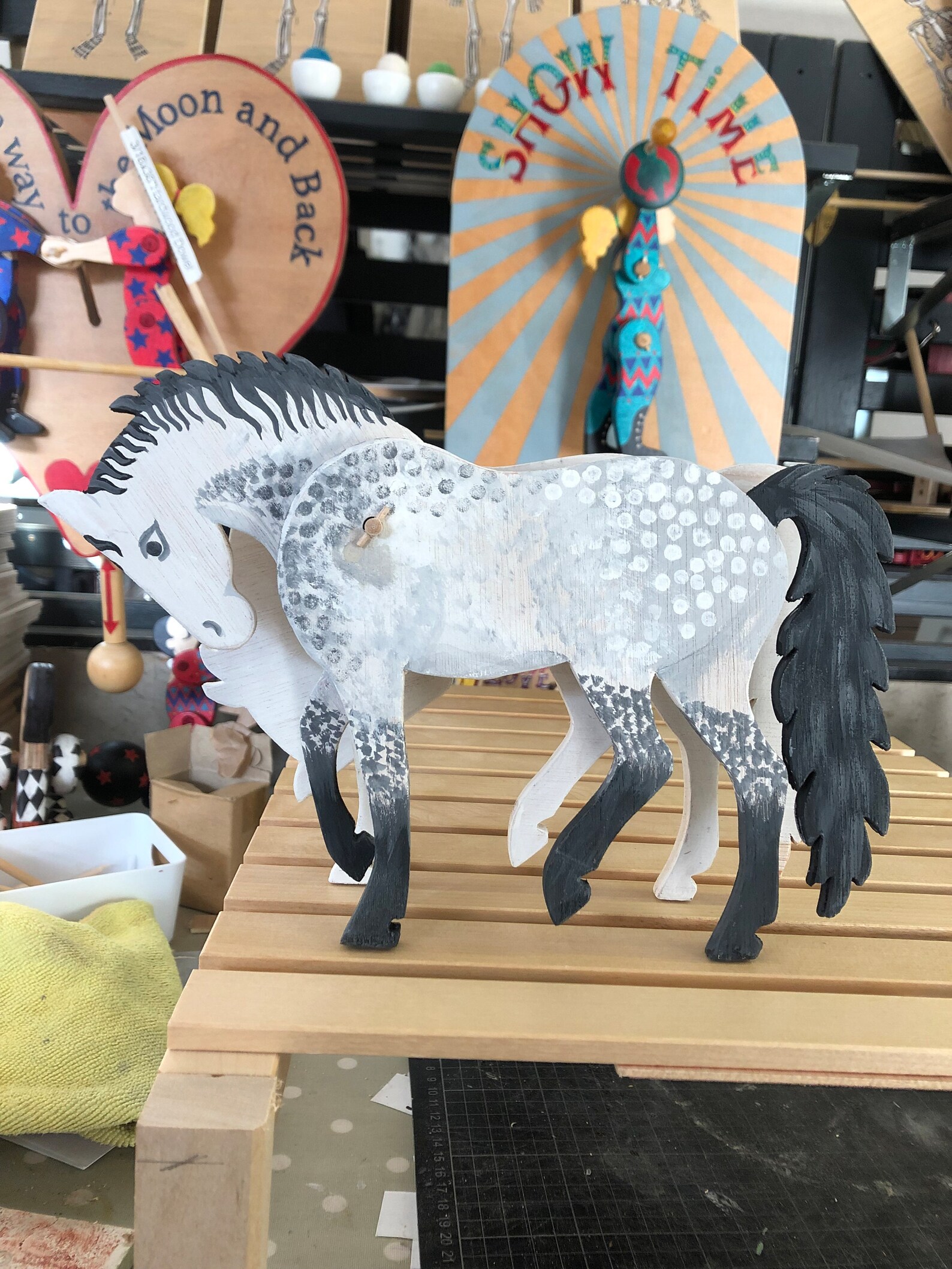 Circus in Town Automata Bespoke Hand Made Individual Collectors Item ...