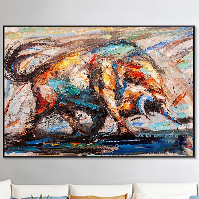 Abstract Animal Art - Etsy