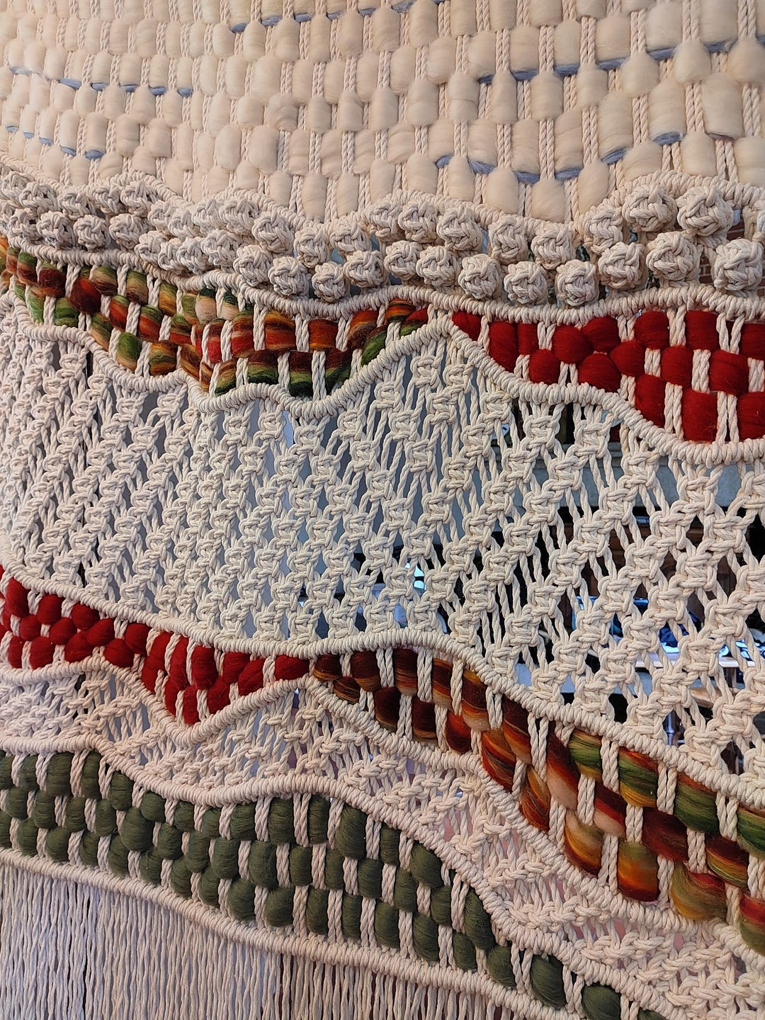 XXL WALL HANGING in Handmade Macrame, Modern Wall Hanging, High-end ...