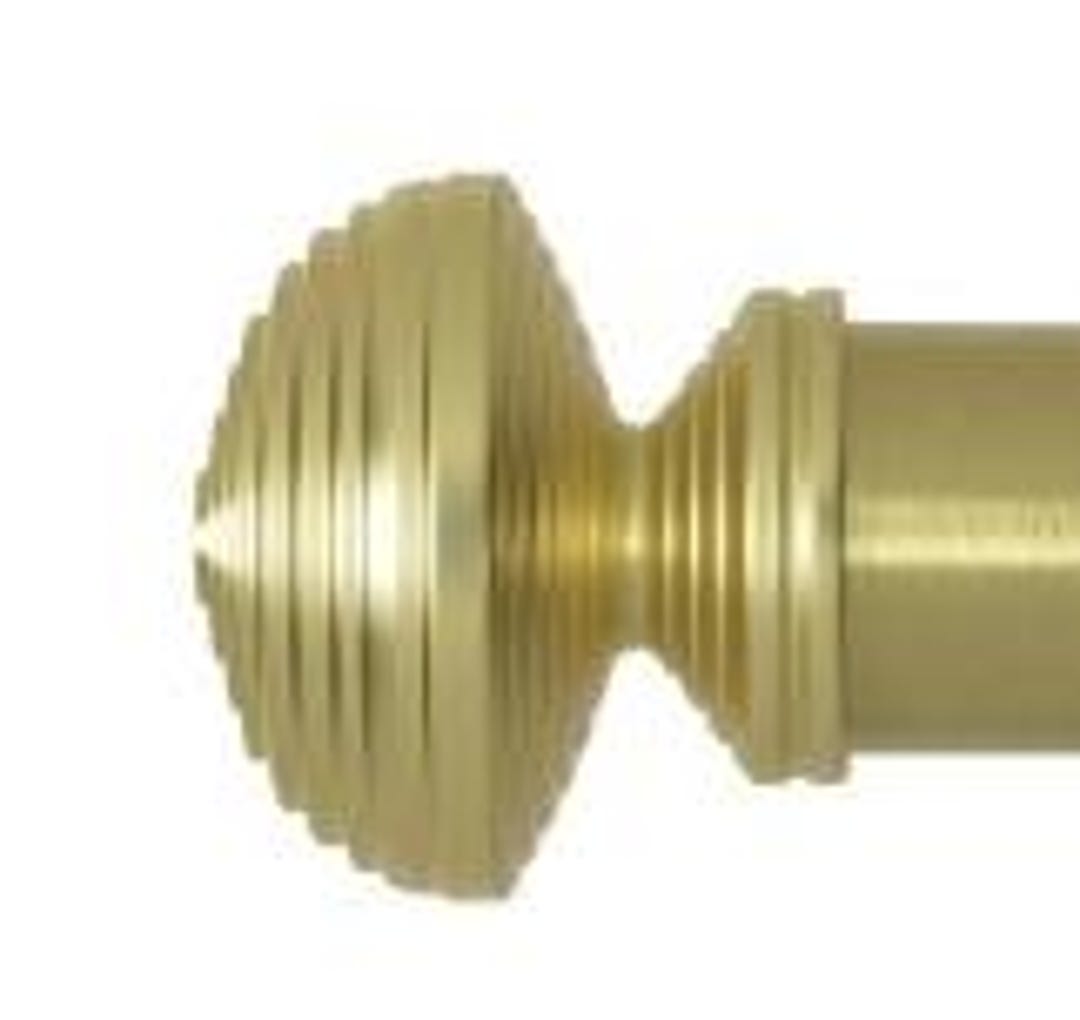 Chic 25mm Metal Curtain Rod - Modern Boho Designer Hardware With Rich ...