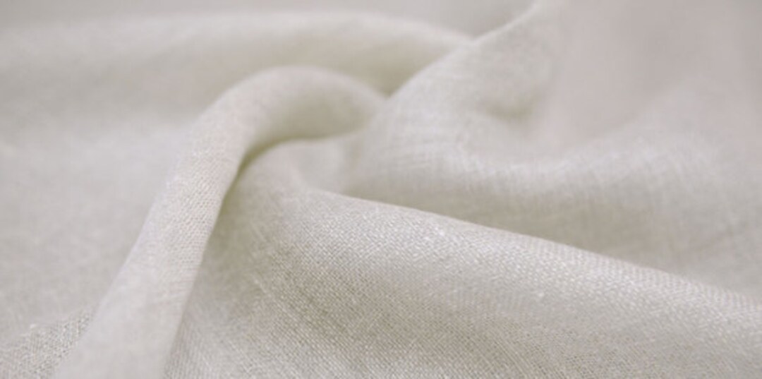 Light and Translucent Luxurious Linen Voile Certified by Oeko-tex: Wide ...