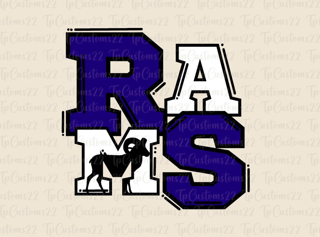 Rams Navy Football PNG, School Mascot Png, Navy and White Rams ...