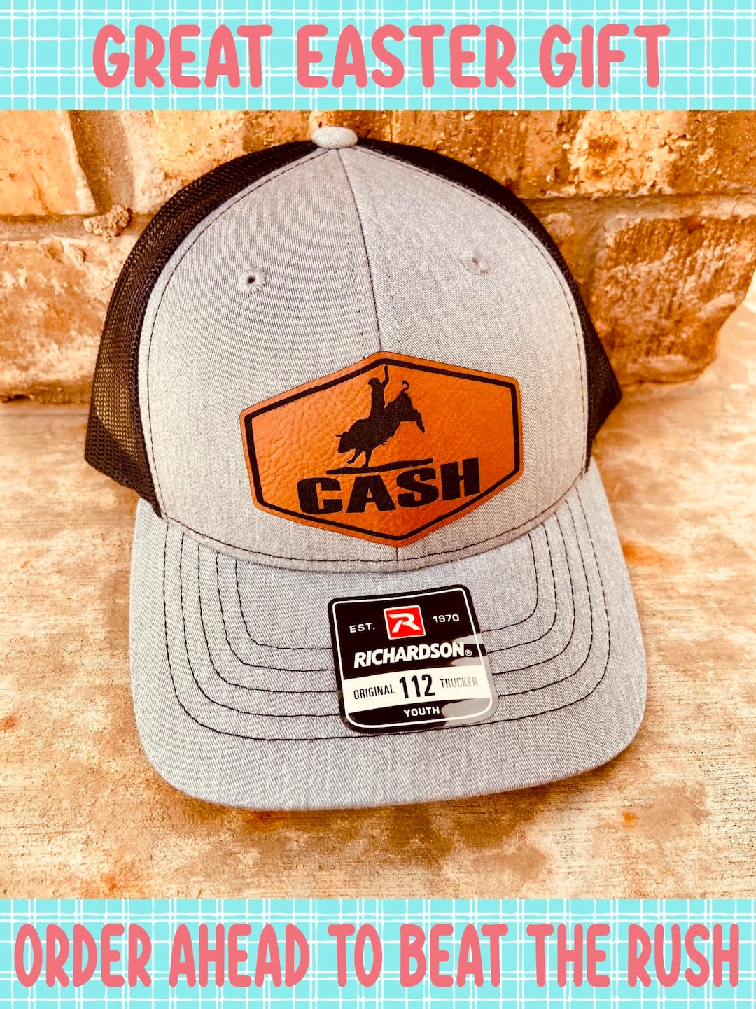 Kids Name Personalized Hat, Rodeo Hat, Personalized Boys Hat, Bull ...