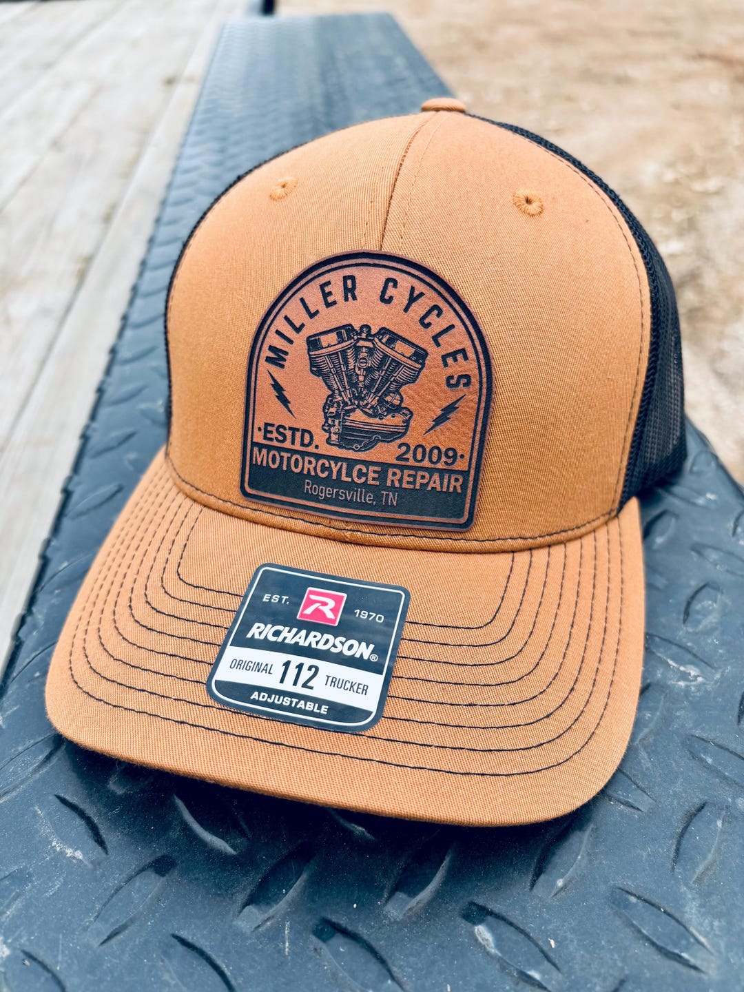 Custom Motorcycle Shop Company Leather Hats, Motorcycle Hat, Repair ...