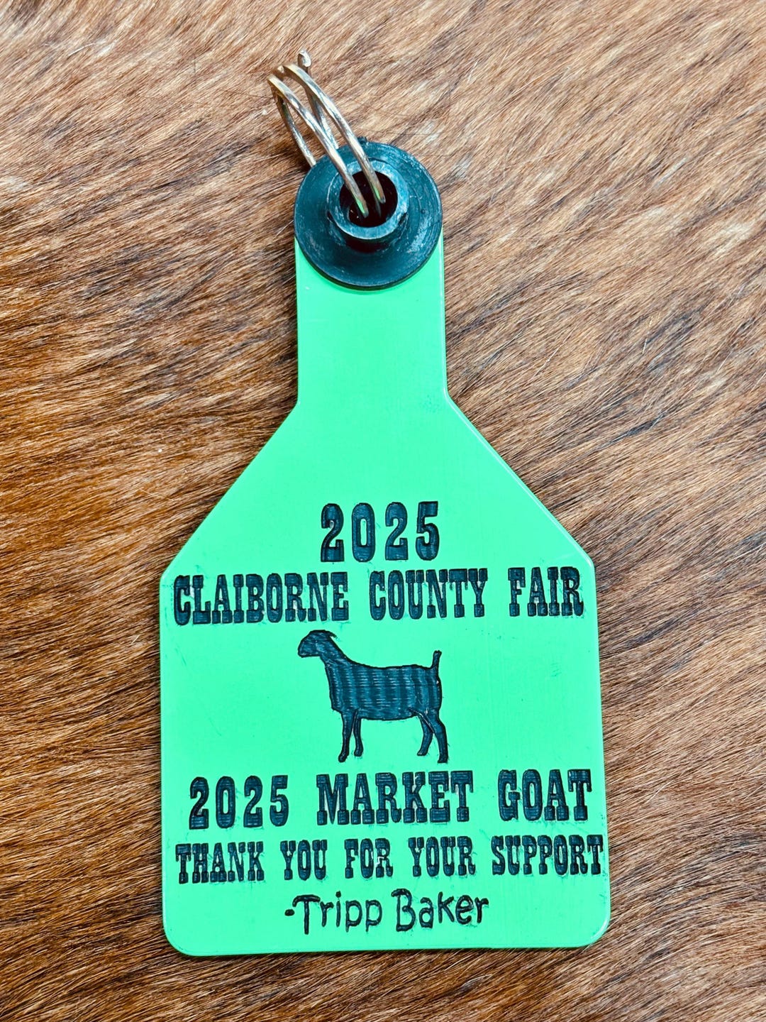 Buyer Thank You Gift, Engraved Cattle Ear Tag, Cattle Ear Tag, Ritchey ...