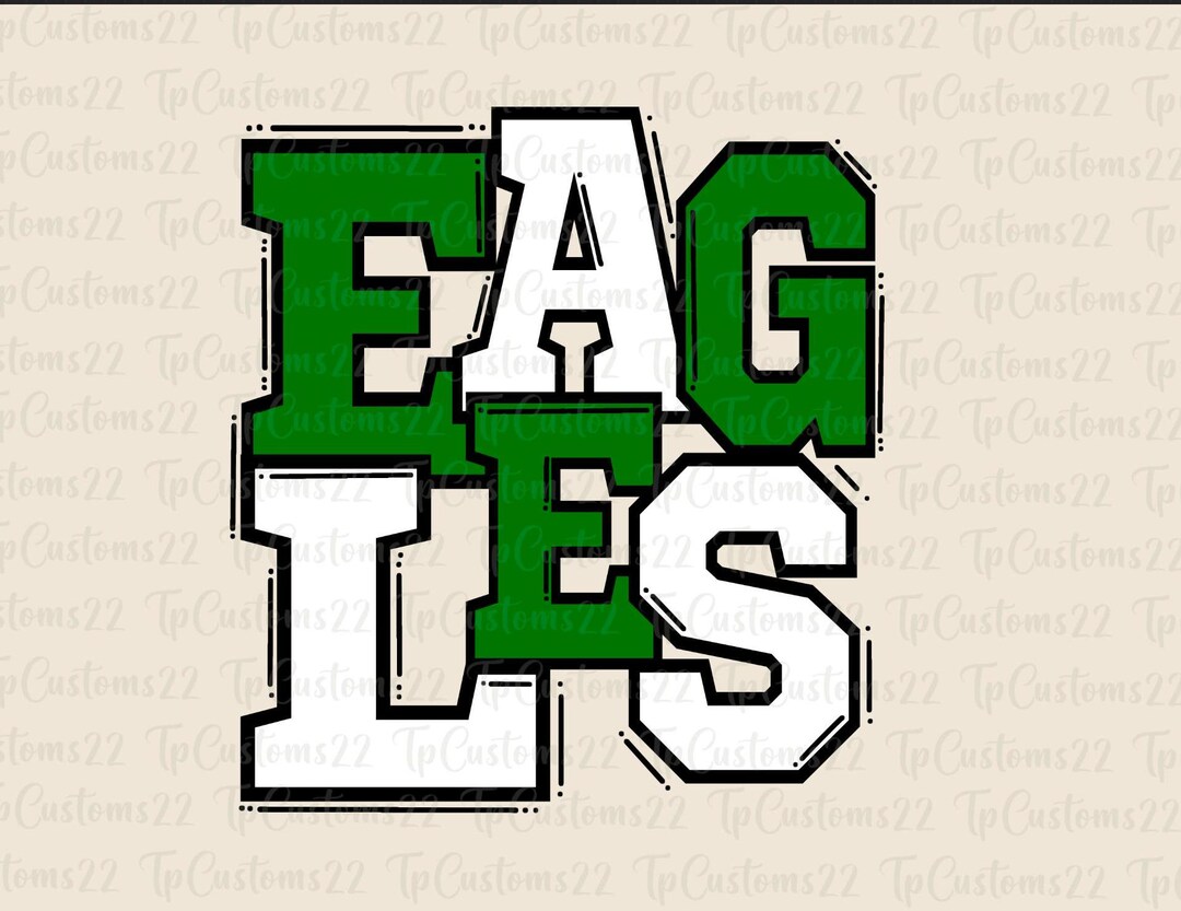 Eagles Blue Football PNG, Football Png, Blue and White Eagles, Football ...