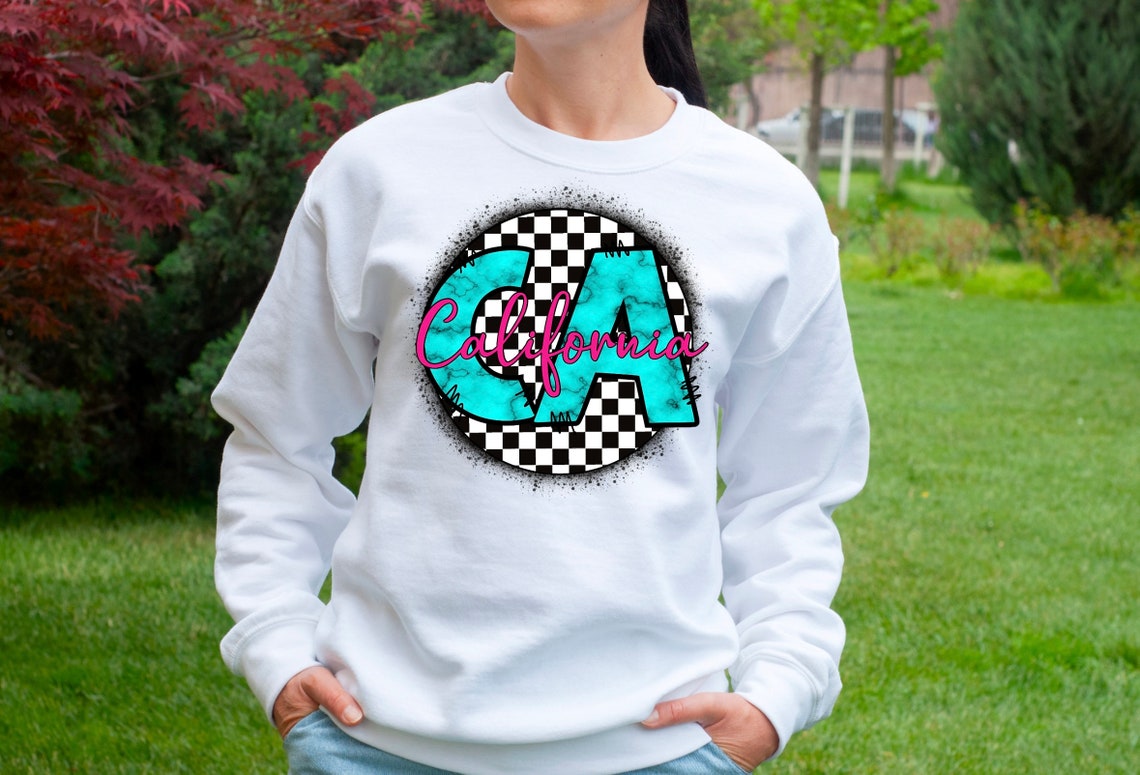 Retro 90s California Png Sublimation Design, State Png, California Png ...