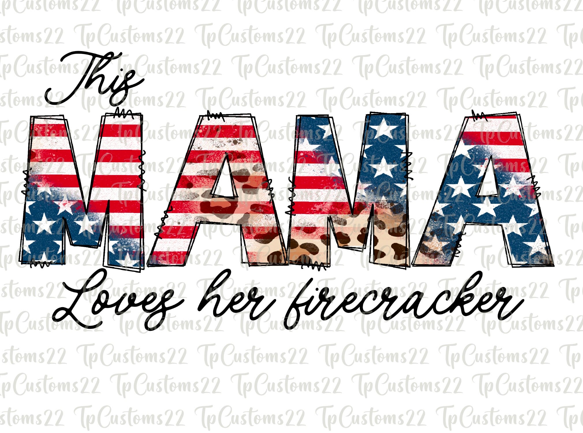 This Mama Loves Her Firecracker PNG, 4th of July Mom Png, Mama PNG, Mom ...