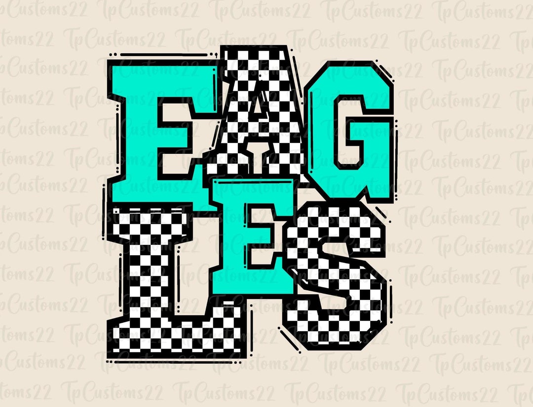 Eagles Mint Football PNG, Football Png, Mint and White Eagles, Football ...