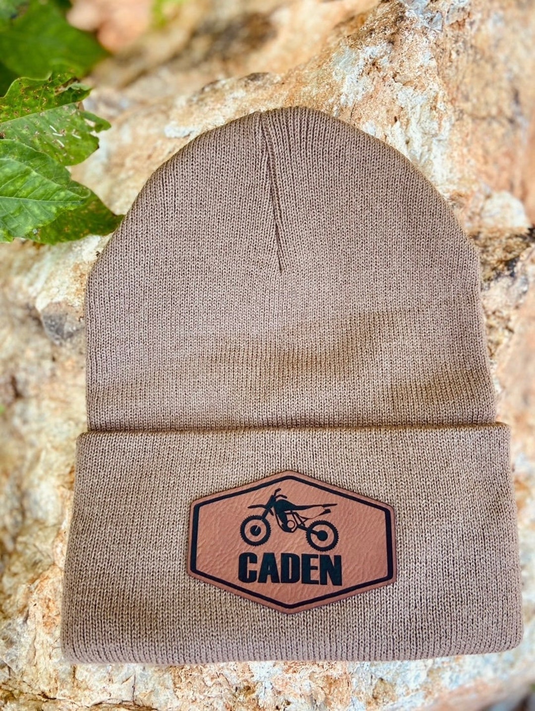 Personalized Name Beanie, Kids and Adult Name Personalized Beanie, Dirt Bike Beanie ...