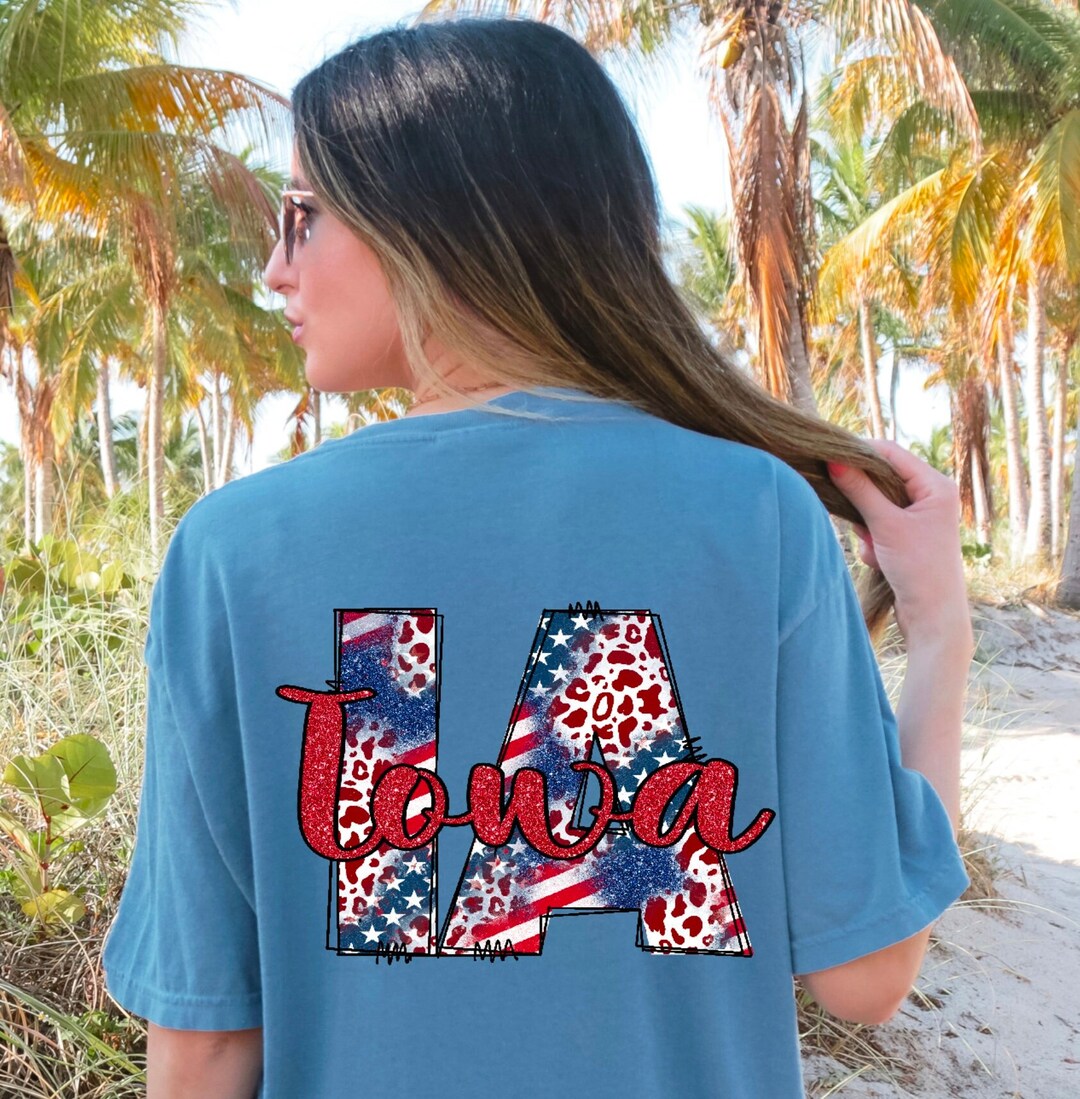 Patriotic Iowa Png Sublimation Design, State Png, Iowa Png, 4th of July ...