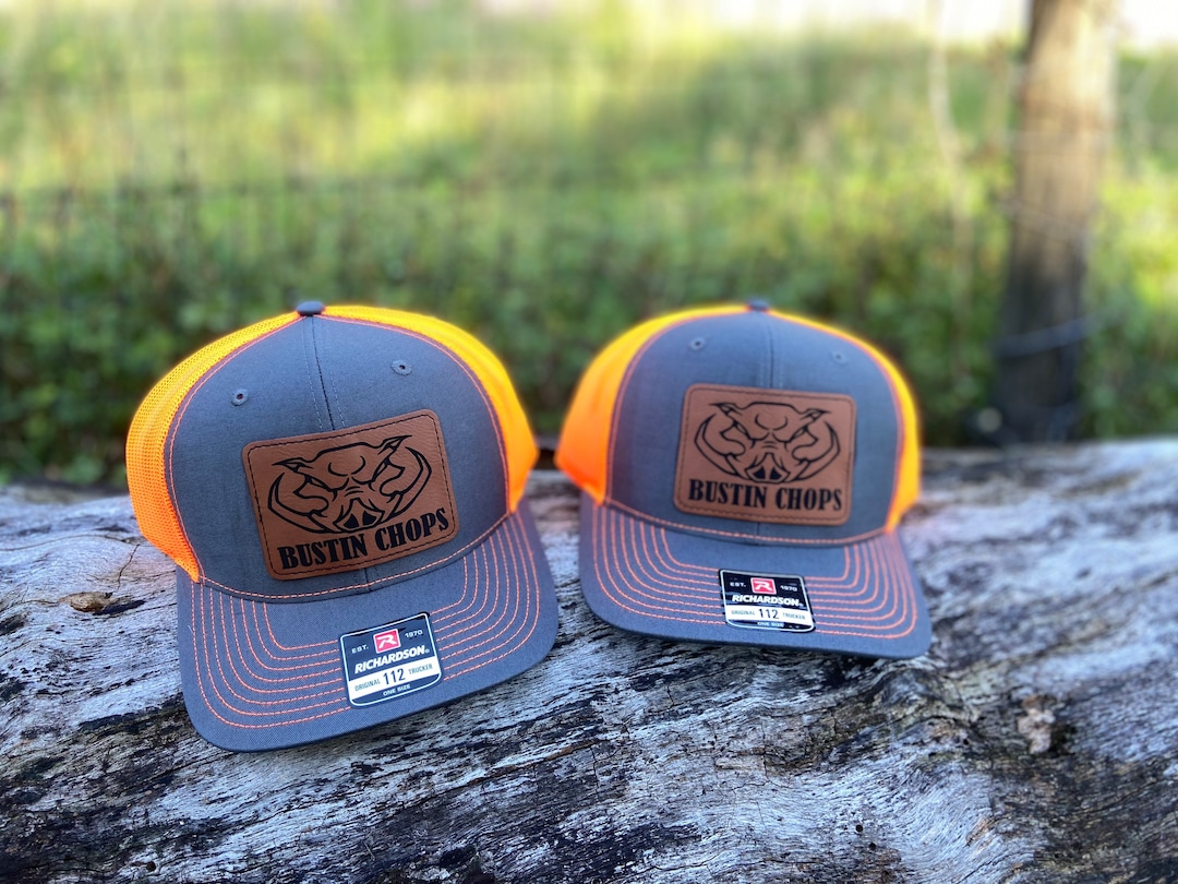 Hog Hunting, Boar Busters, Hunting, Fishing, Leather Patch Hat ...