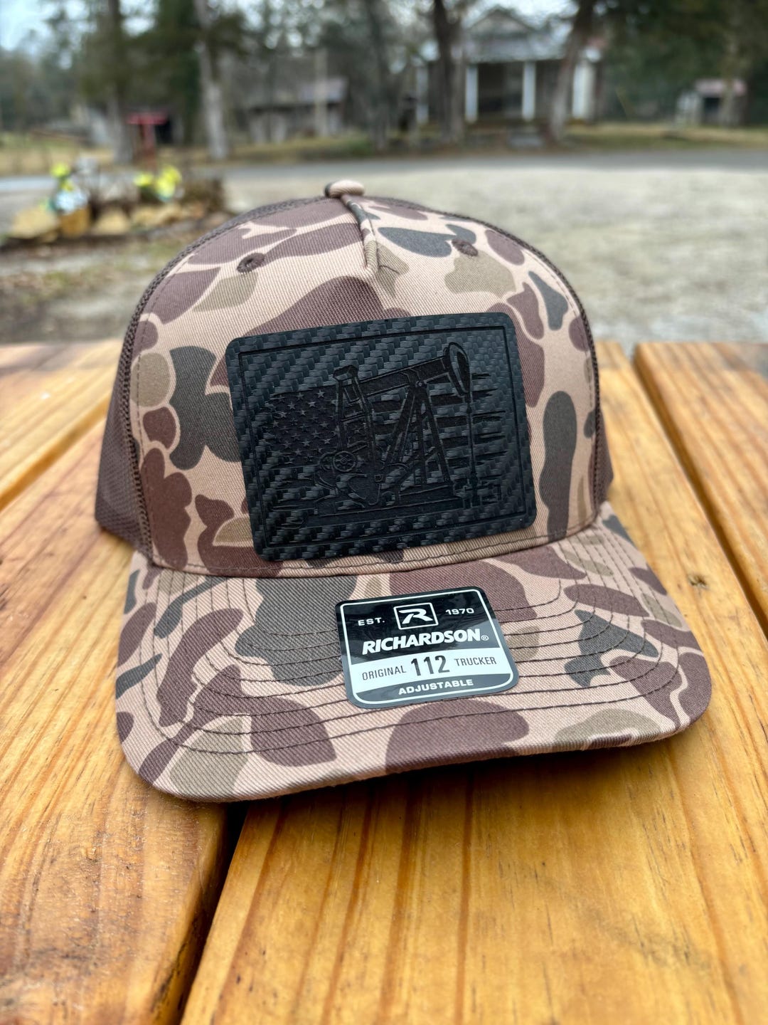 Oilfield Hat, Oilfield Worker Hat, Oil Rig Leather Patch Hat ...