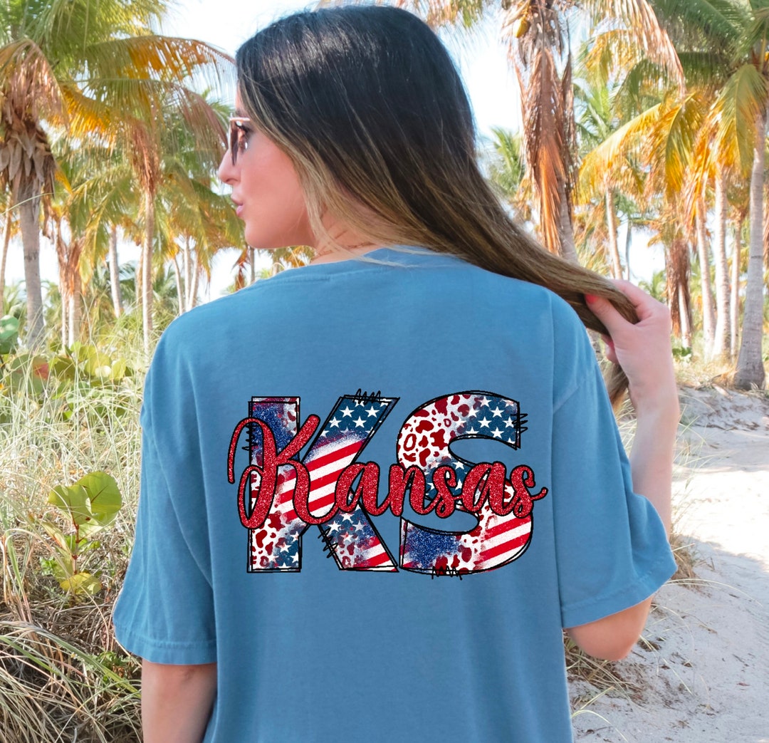 Patriotic Kansas Png Sublimation Design, State Png, Kansas Png, 4th of ...